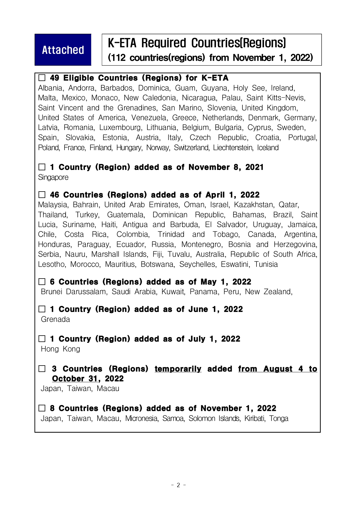 K-ETA Announcement (updated Oct 21, 2022) 상세보기|Notice | Embassy of the ...