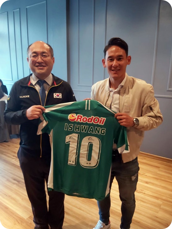 김현솔(Chico Kim) 축구선수와 오찬 (2022.5.11) 상세보기|공관 활동사항주상파울루 대한민국 총영사관