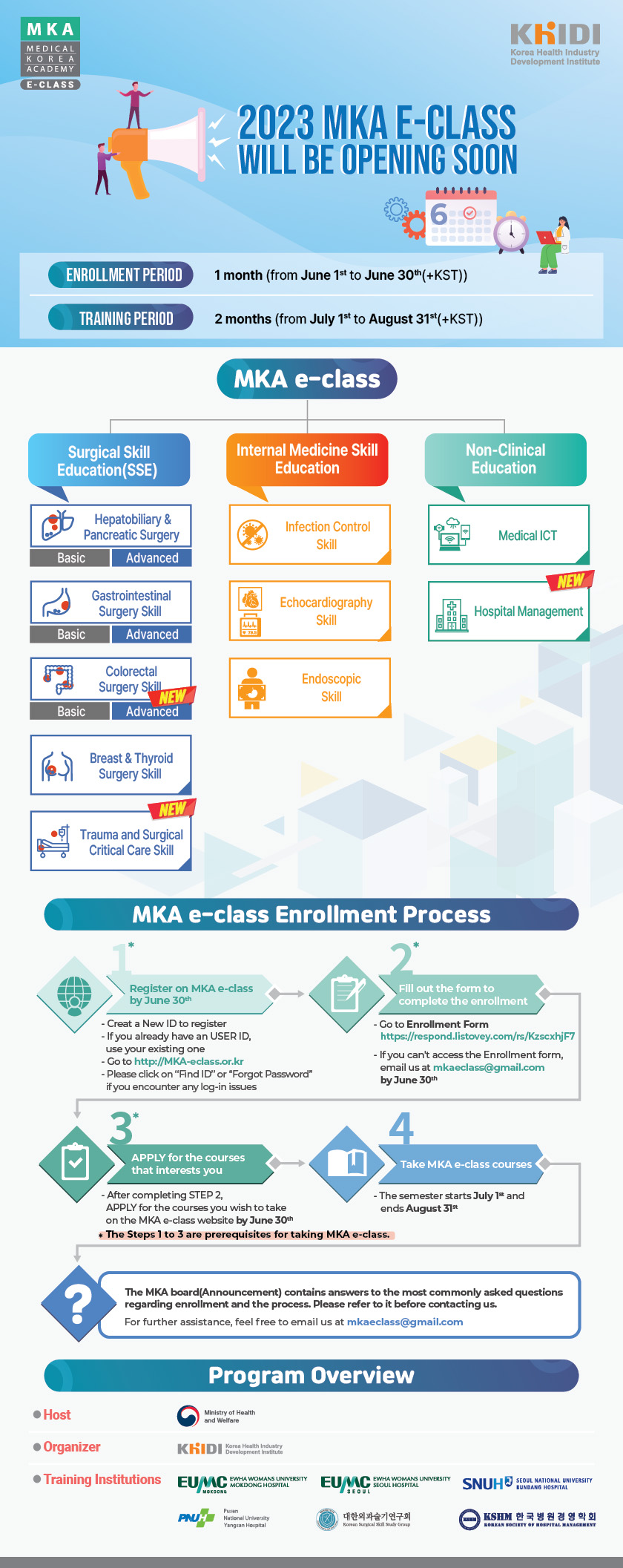 2023 메디컬코리아 아카데미 온라인 연수(MKA e-class) 안내 상세보기|공지 사항주휴스턴 대한민국 총영사관 댈러스 출장소