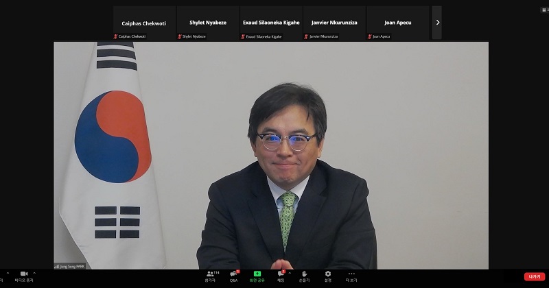 Ambassador Jung Sung PARK attends the (virtual) ceremony launching the ...