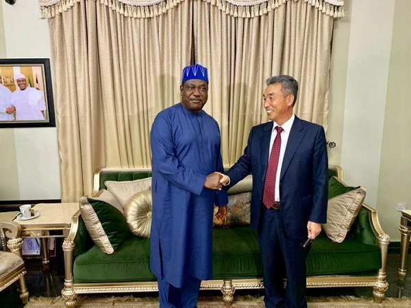 Meeting with Sen. George Akume, Minister of Special Duties and Inter ...