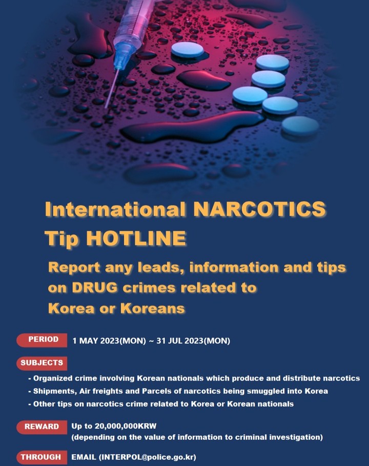 International NARCOTICS Tip HOTLINE 상세보기|Notice | Consulate General of ...