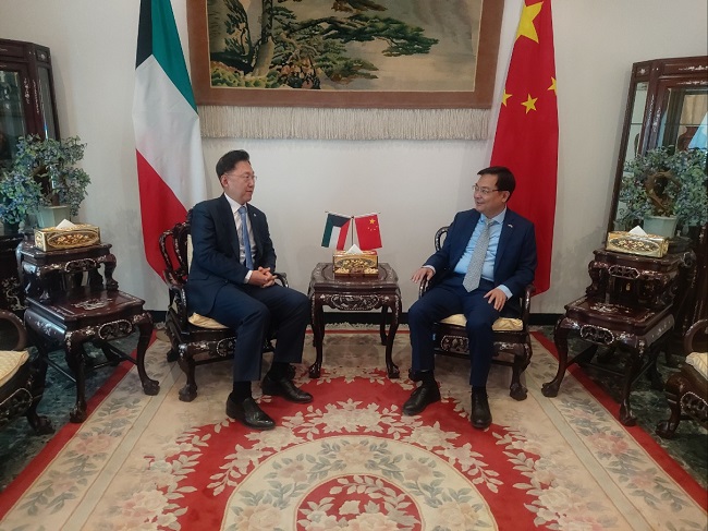 정병하 주쿠웨이트대사, 당지 주재 Zhang Jianwei 중국대사 면담 상세보기|대사관 활동 | 주쿠웨이트 대한민국 대사관