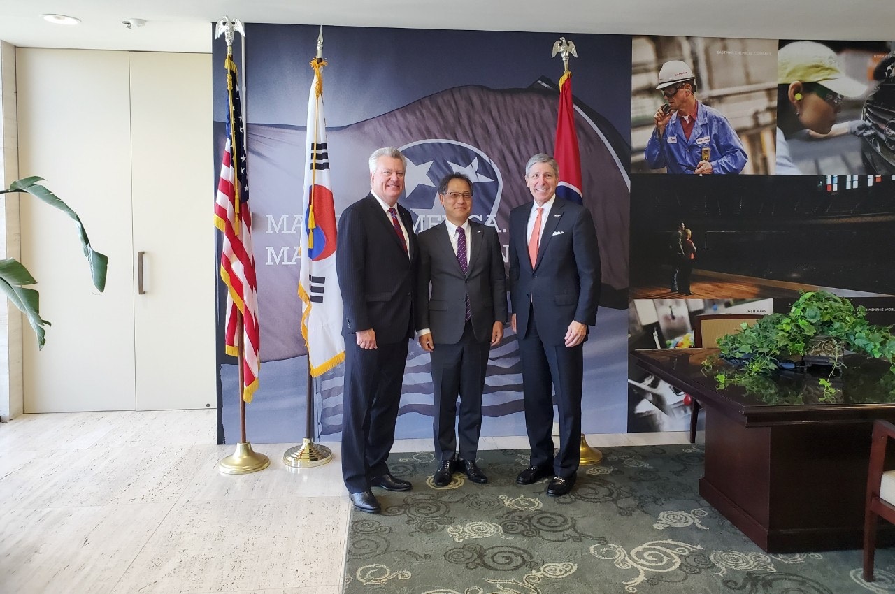 LG-GM 합작 배터리셀 테네시 투자 발표식 참석 및 Bob Rolfe 테네시 상무장관 면담(4.16) 상세보기|공관 활동 사항 ...