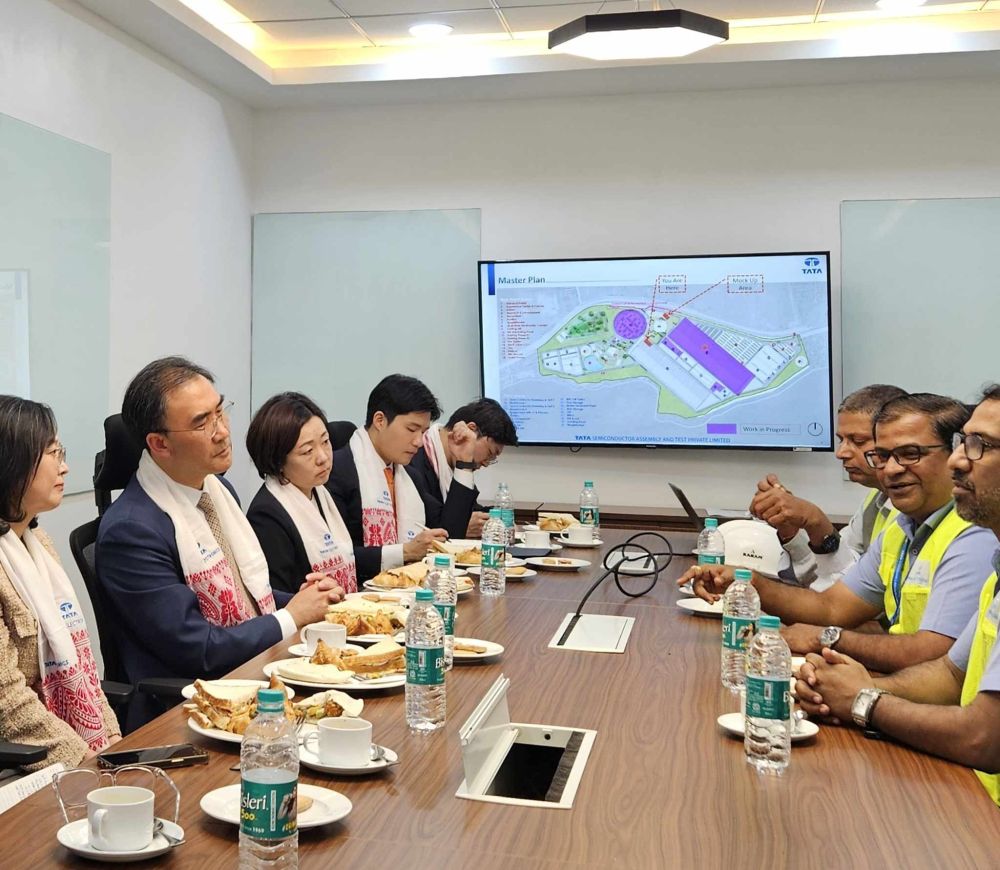 Ambassador Lee visits Tata Semiconductor OSAT facility in Jagiroad ...