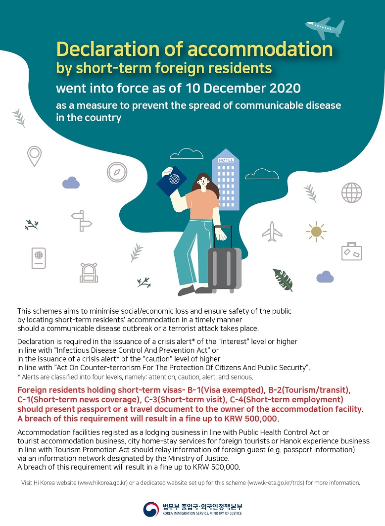 Declaration of Accommodation by Short-term Foreign Residence 상세보기 ...