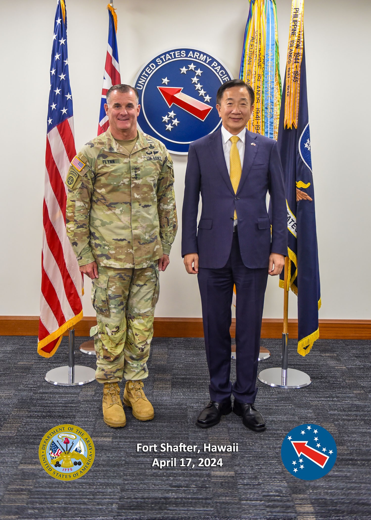 Meeting with GEN Charles Flynn (Commanding General, US Army Pacific) 상세 ...