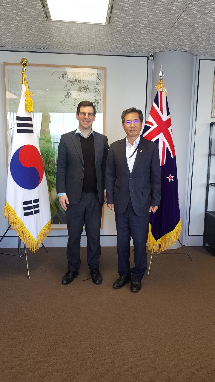 Simon Appleton KNZBC 사무국장 면담 상세보기|공관 활동 | 주뉴질랜드 대한민국 대사관