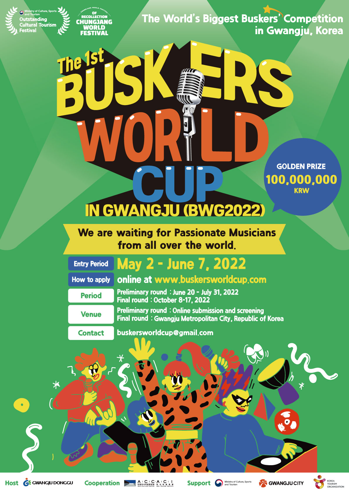 Chungjang World Festival, of Recollection 「The 1st Buskers World Cup in ...