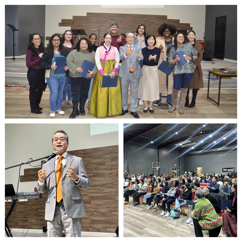 Attended the Korean language course completion ceremony organized by ...