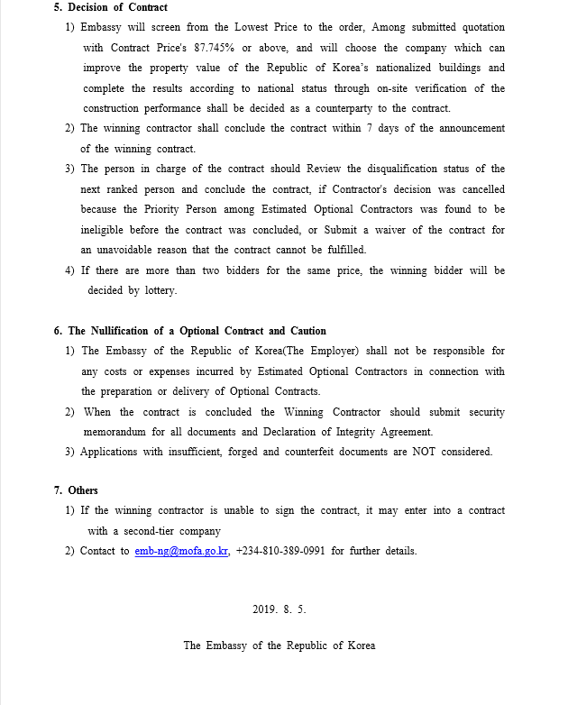 [Notice of Optional Contract] Quote Submission Guidance for Remodeling ...