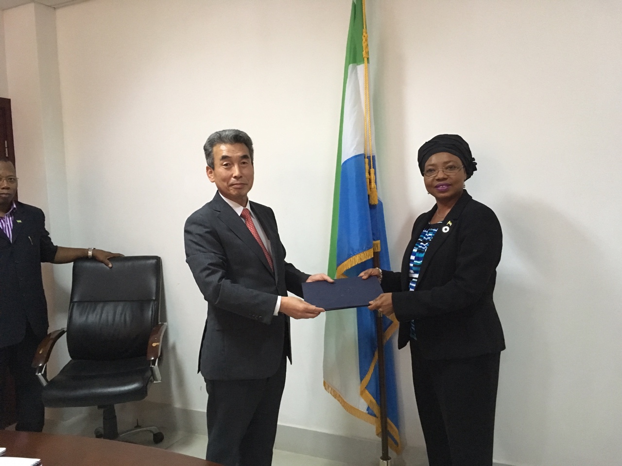 Meeting with Mrs. Nimatulai Bah-Chang, Deputy Minister of Foreign ...