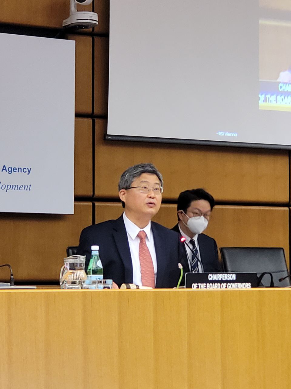 Ambassador chairs the IAEA Board of Governors 상세보기|Mission Activities ...
