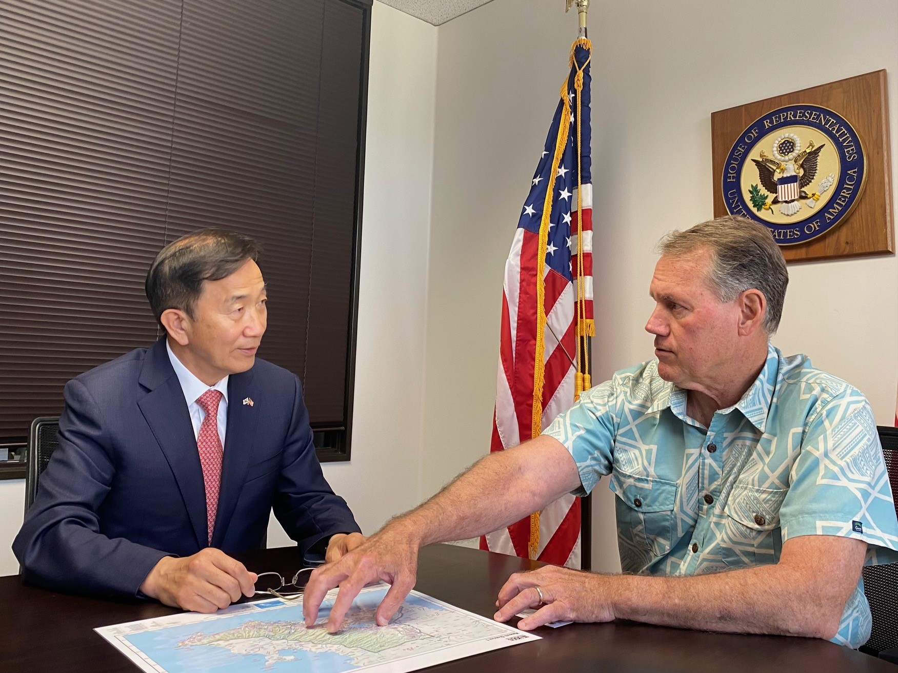 Ed Case 연방 하원의원 예방 상세보기|공관장 활동사항주호놀룰루 대한민국 총영사관