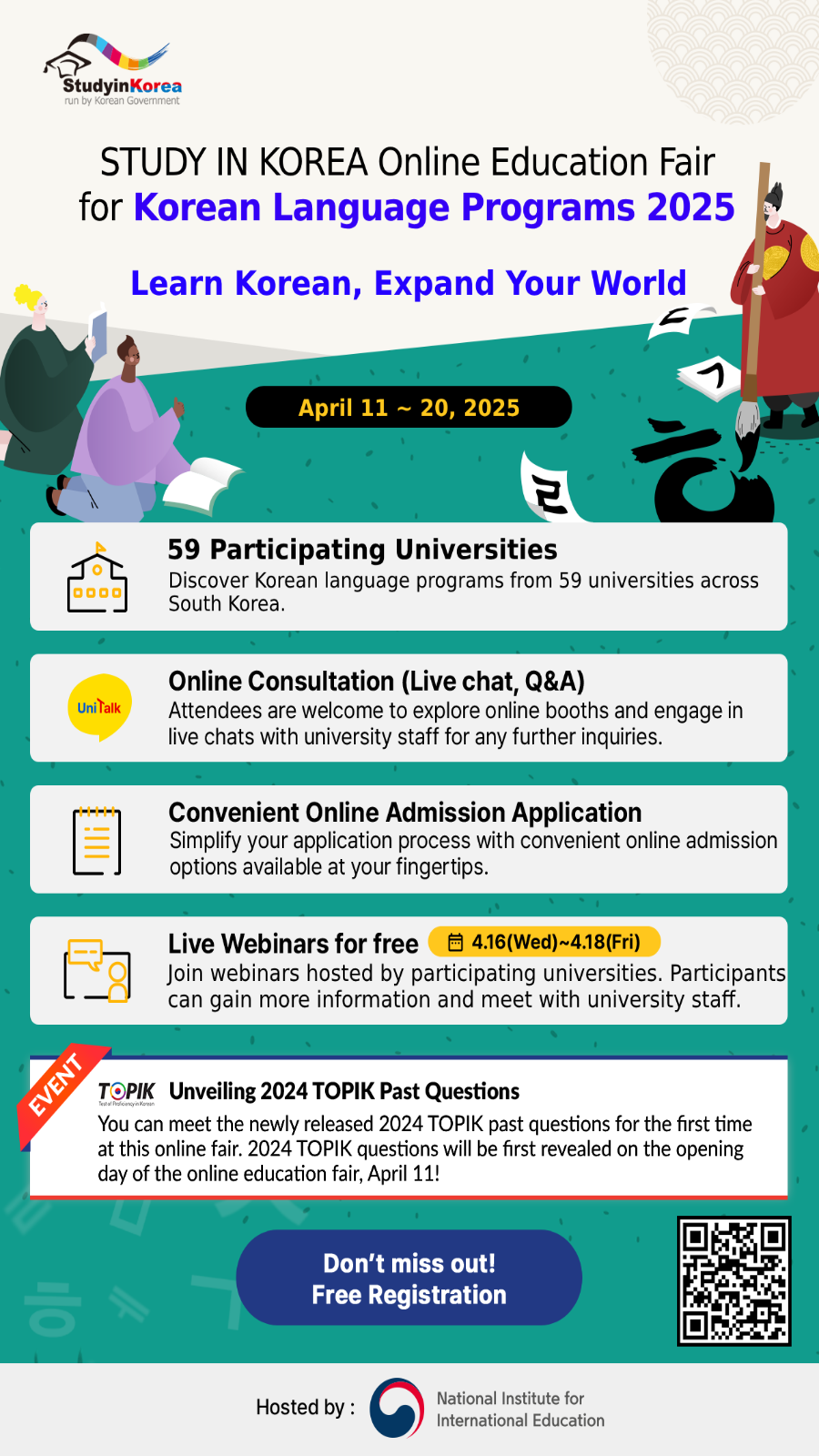 Study in Korea online education fair for Korean language programs 상세보기|Embassy Notice | Embassy ...