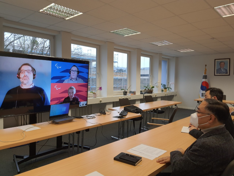 Mike Peters 국제패럴림픽위원회(IPC) CEO와의 화상회의 개최 상세보기|공관장 활동사항주독일 연방공화국 대한민국 ...