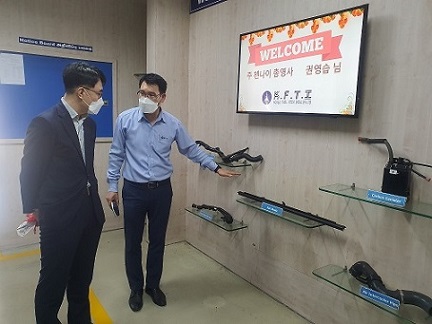 우리 기업 방문(평화정공, KFTI, 신한은행) 상세보기|공관장 활동사항주첸나이 대한민국 총영사관