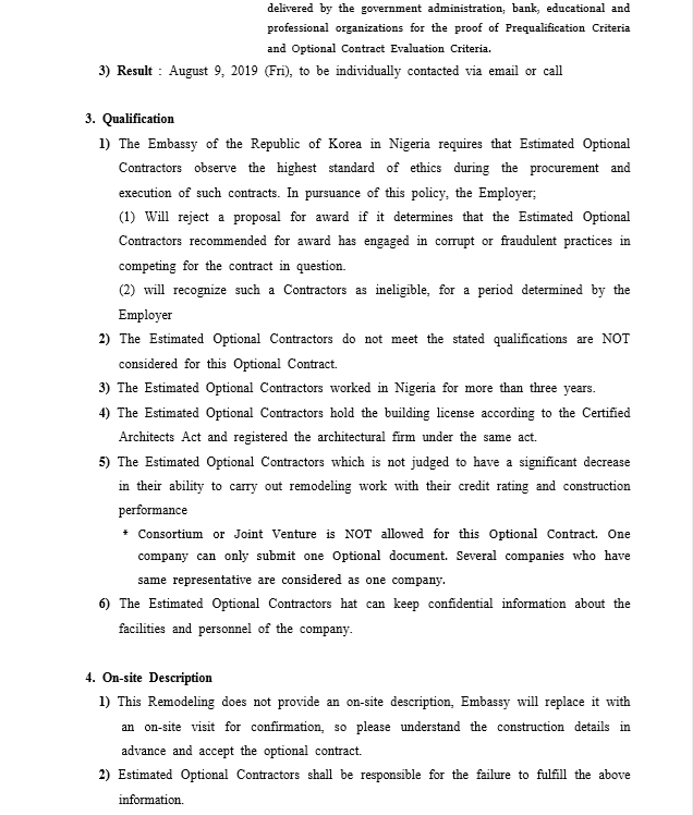 [Notice of Optional Contract] Quote Submission Guidance for Remodeling ...