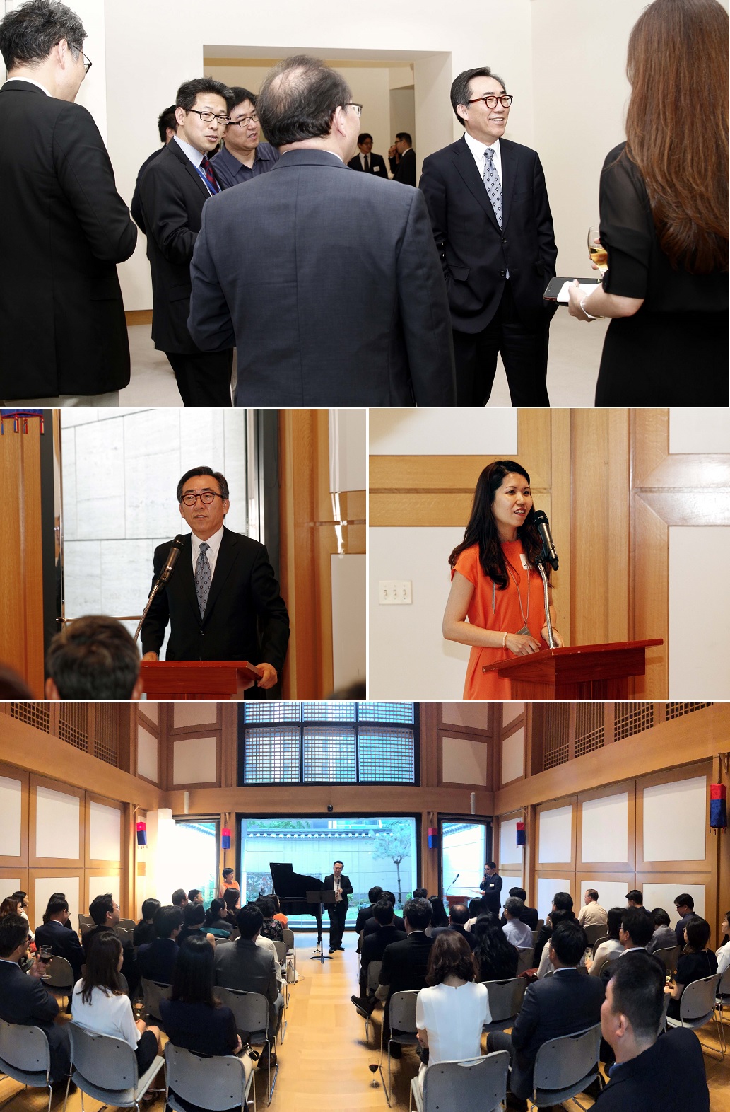 Reception for the Korean national staffs working at the United Nations ...